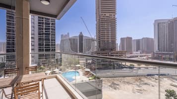 Apartamento Premier, varanda, Vista para a cidade | Varanda