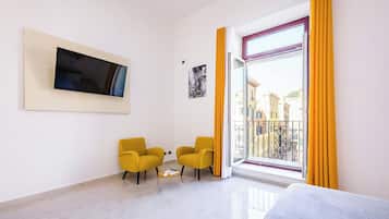 Apartamento de Luxo, Vista para a cidade | 1 quarto, cofre no quarto, Wi-fi grátis