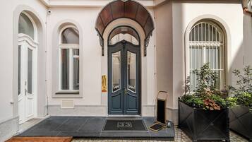 Entrada do alojamento