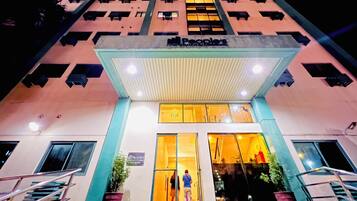 Entrada do alojamento