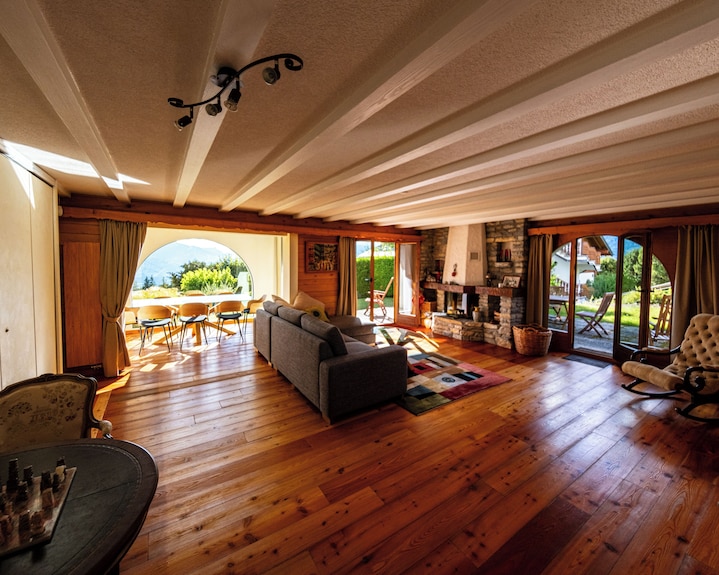 Magnificient 170 M2 Duplex Appartment In A Luxury Chalet In Crans-montana - Vercorin