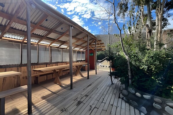 Cabana conforto | Opções para refeição ao ar livre