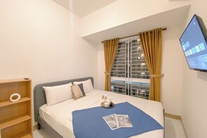 Apartamento Deluxe | 2 quartos, secretária 