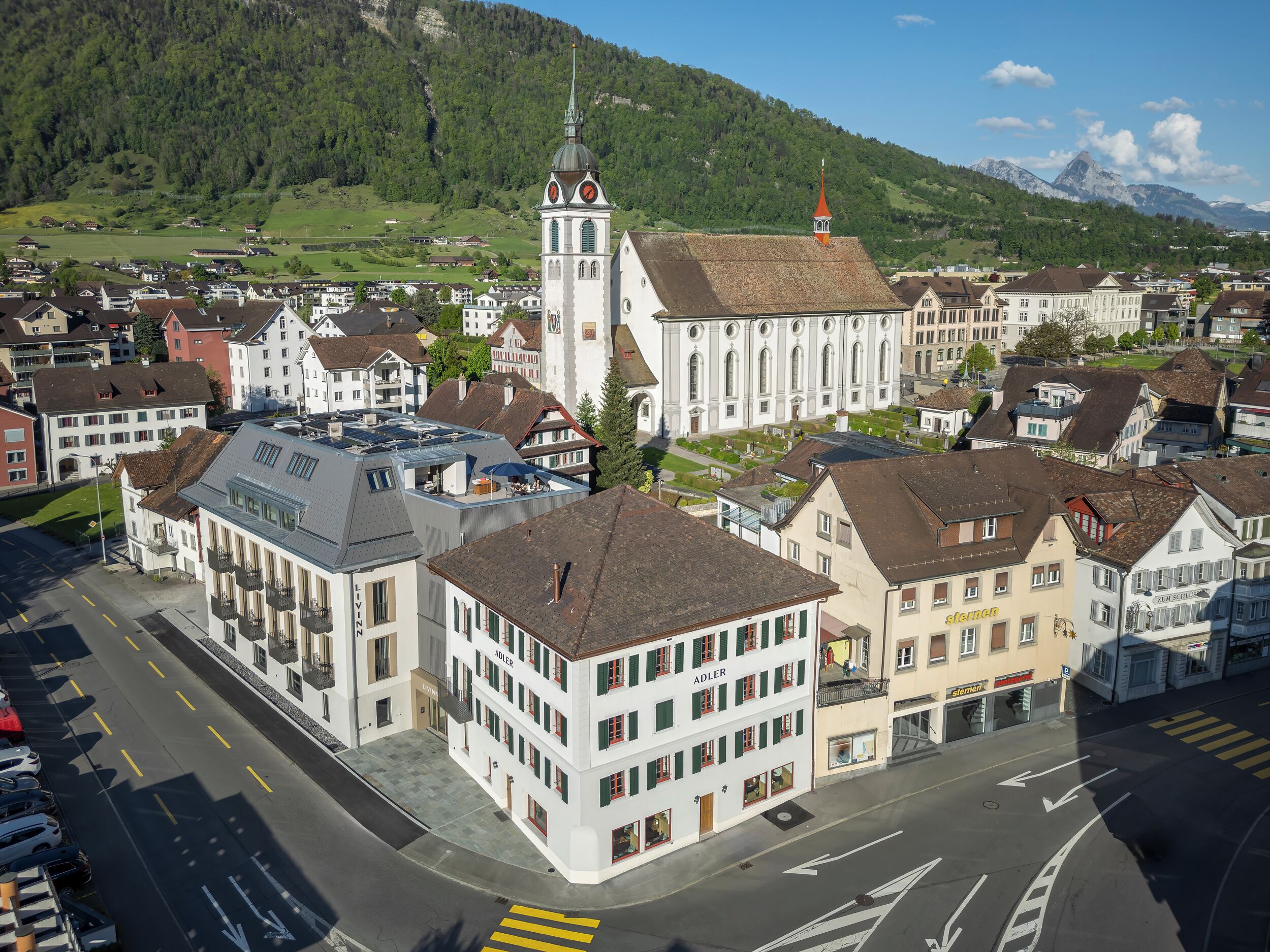 Fachada da propriedade