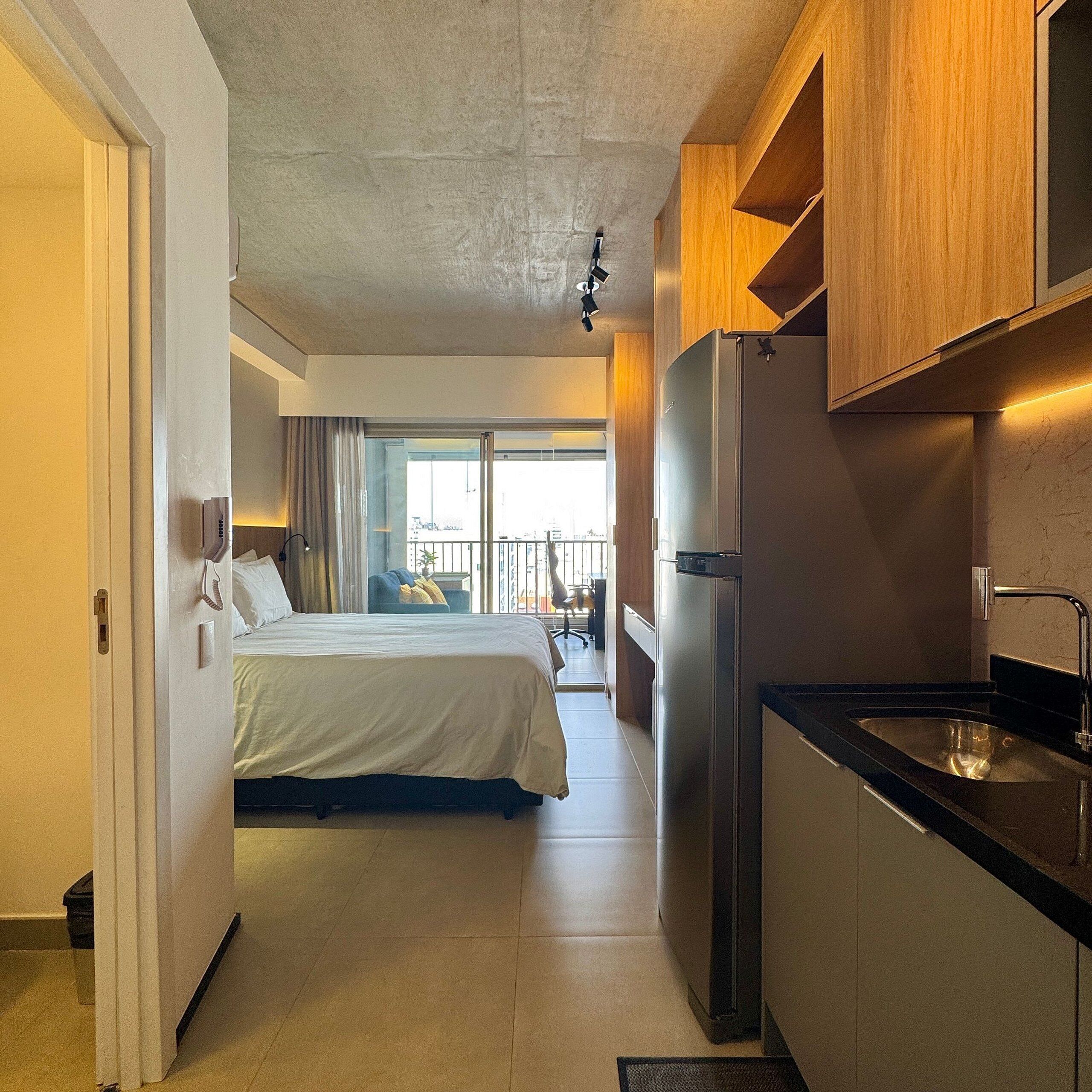 Apartamento | 1 quarto, secretária, secretária adequada para computadores portáteis 