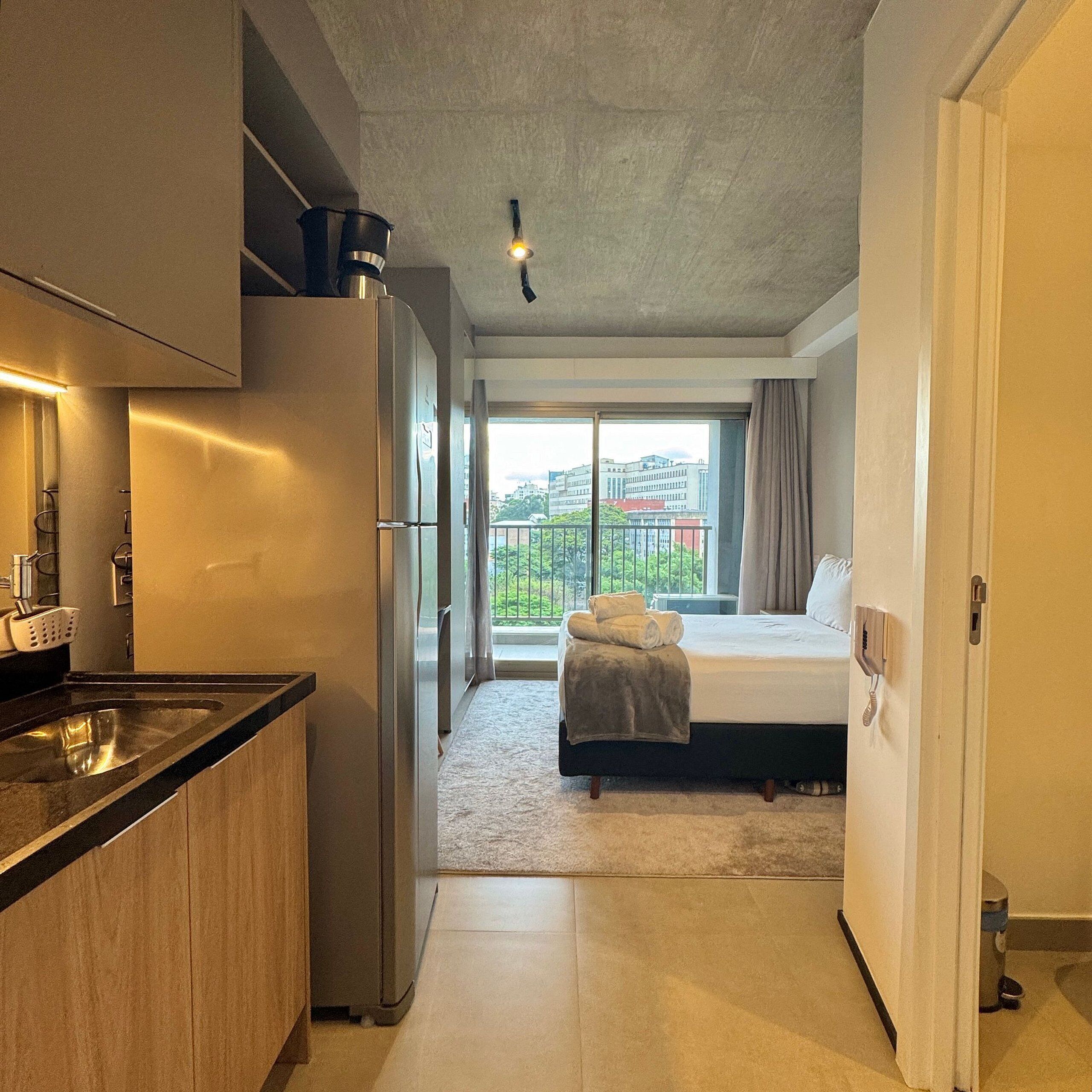 Apartamento Comfort | 1 quarto, secretária, secretária adequada para computadores portáteis 