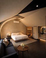 Cabana de Madeira Elite, 1 cama king-size, sauna | Com decoração personalizada, com mobília individualizada 