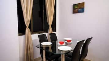 Opções para refeição no quarto