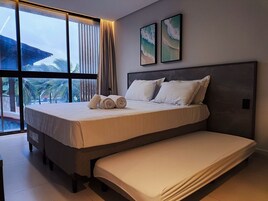 Apartamento | 1 quarto, roupa hipoalergénica, Wi-fi grátis, roupa de cama fornecida 