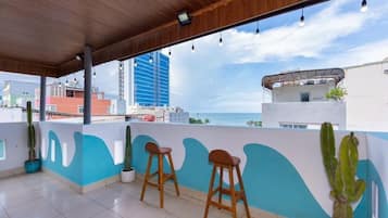 Terraço no piso superior