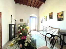 Apartamento Familiar, vista para o mar | Sala de estar