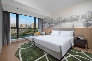 Suíte, 1 quarto, vista para o lago | Wi-Fi de cortesia, roupa de cama
