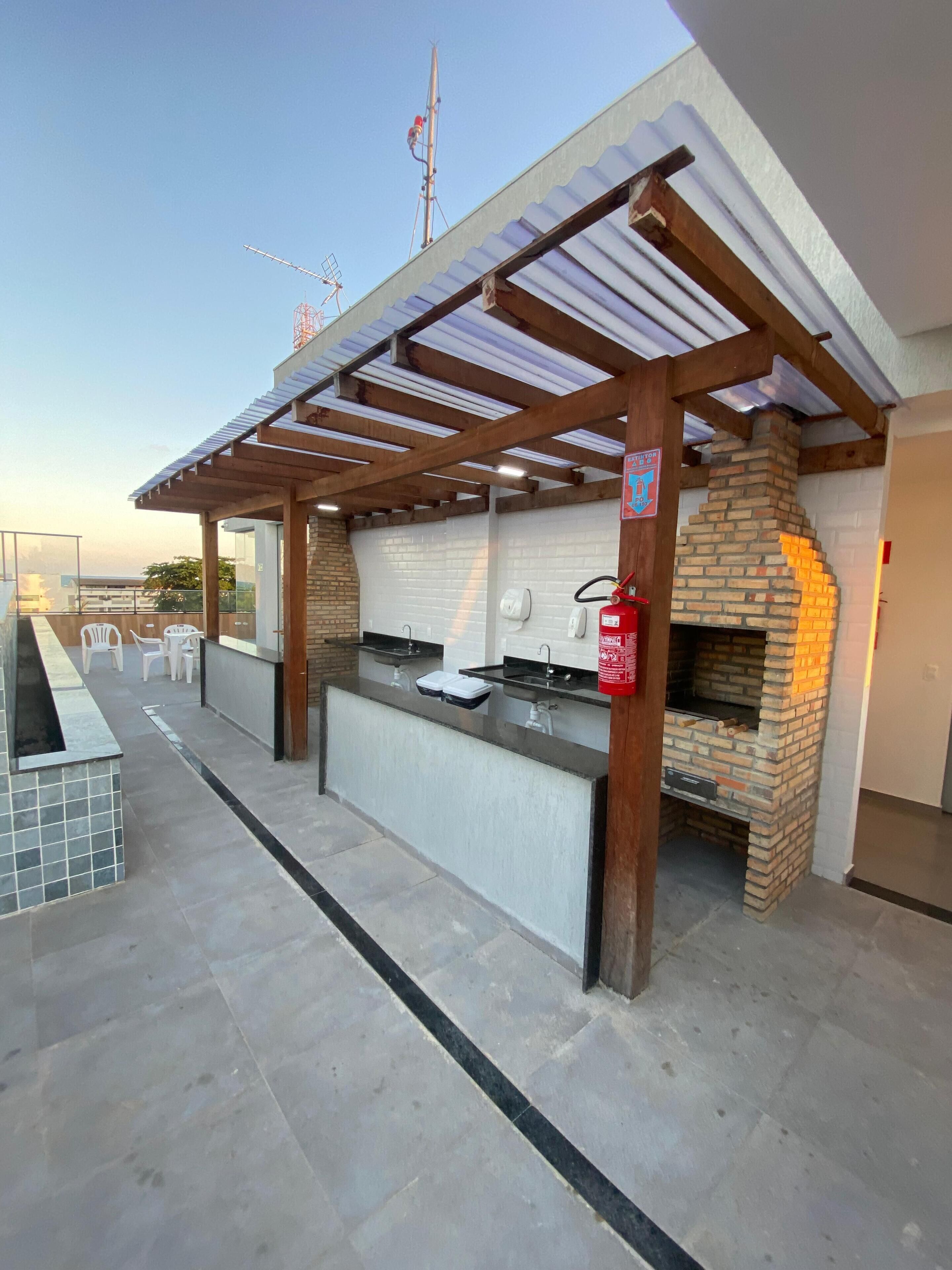 Estúdio conforto, vista para a cidade | Terraço/pátio