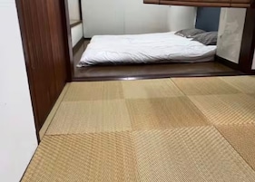 Apartamento Básico, não fumadores, em frente ao mar (Josyuku 1F) | 2 quartos, Wi-fi grátis, roupa de cama fornecida