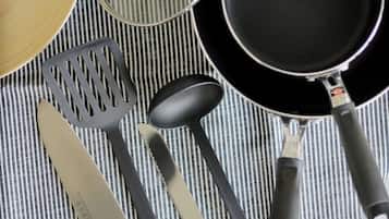 Estúdio conforto, 2 camas de casal, para não fumantes, cozinha americana | Cozinha privada