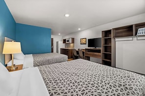 Quarto Standard, 2 camas queen-size, não fumadores | Wi-fi grátis 