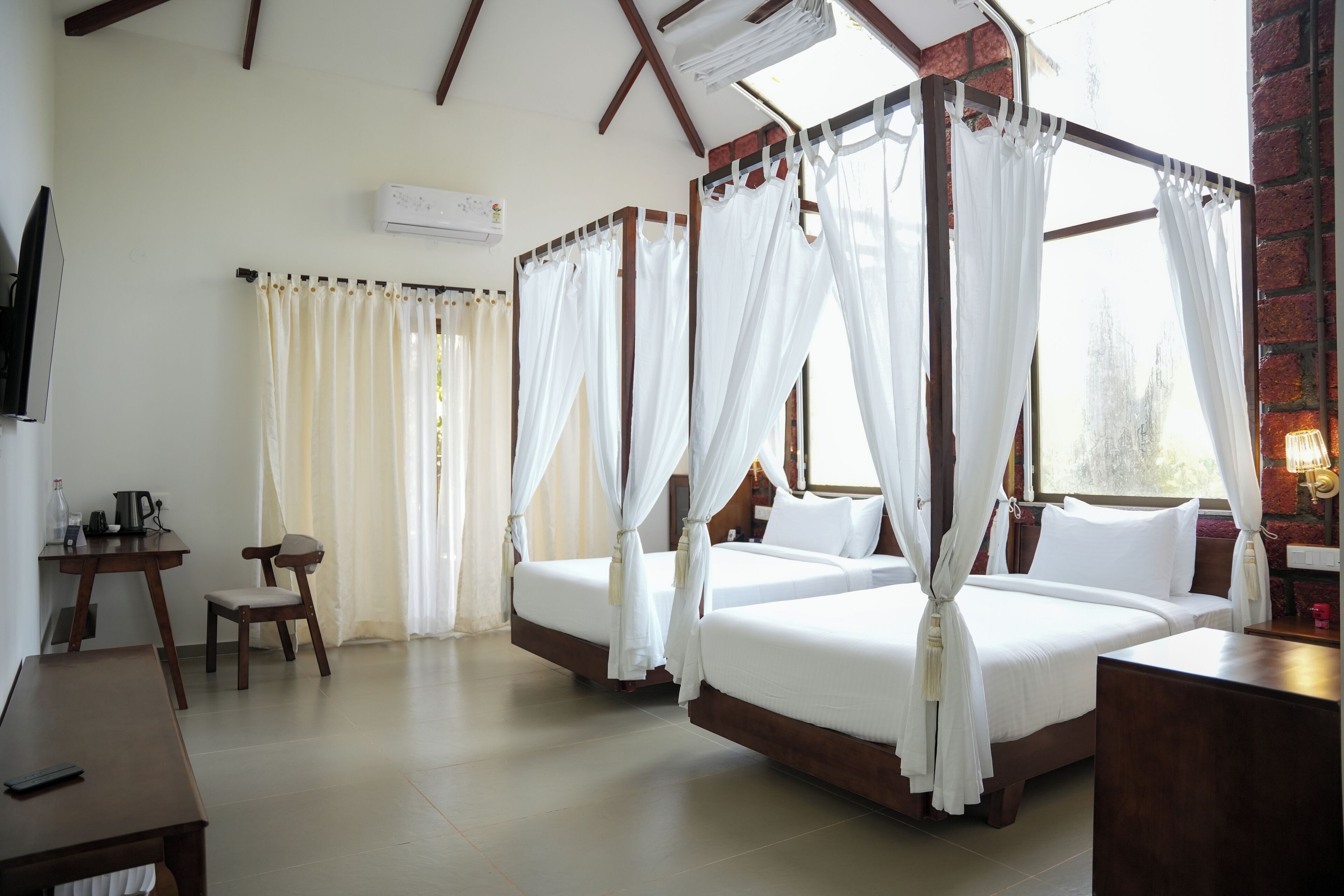 Quarto premium (Cottage) | Roupas de cama premium, quartos à prova de som