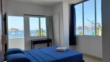 Quarto standard, 1 quarto, para não fumantes, vista para o mar (#300A) | Wi-Fi de cortesia, roupa de cama