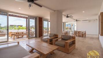 Terraço no piso superior