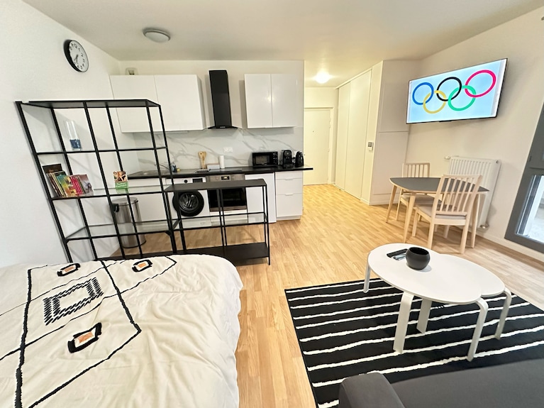 Cosy And Comfortable Studio Calm - Near Stade De France - 10 Min Paris. - Levallois-Perret