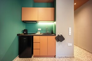 Quarto família | Cozinha americana privada | Frigobar, micro-ondas