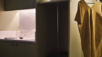 Deluxe Suite Semi-Basement | 1 quarto, secretária, secretária adequada para computadores portáteis