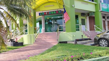 Fachada da propriedade