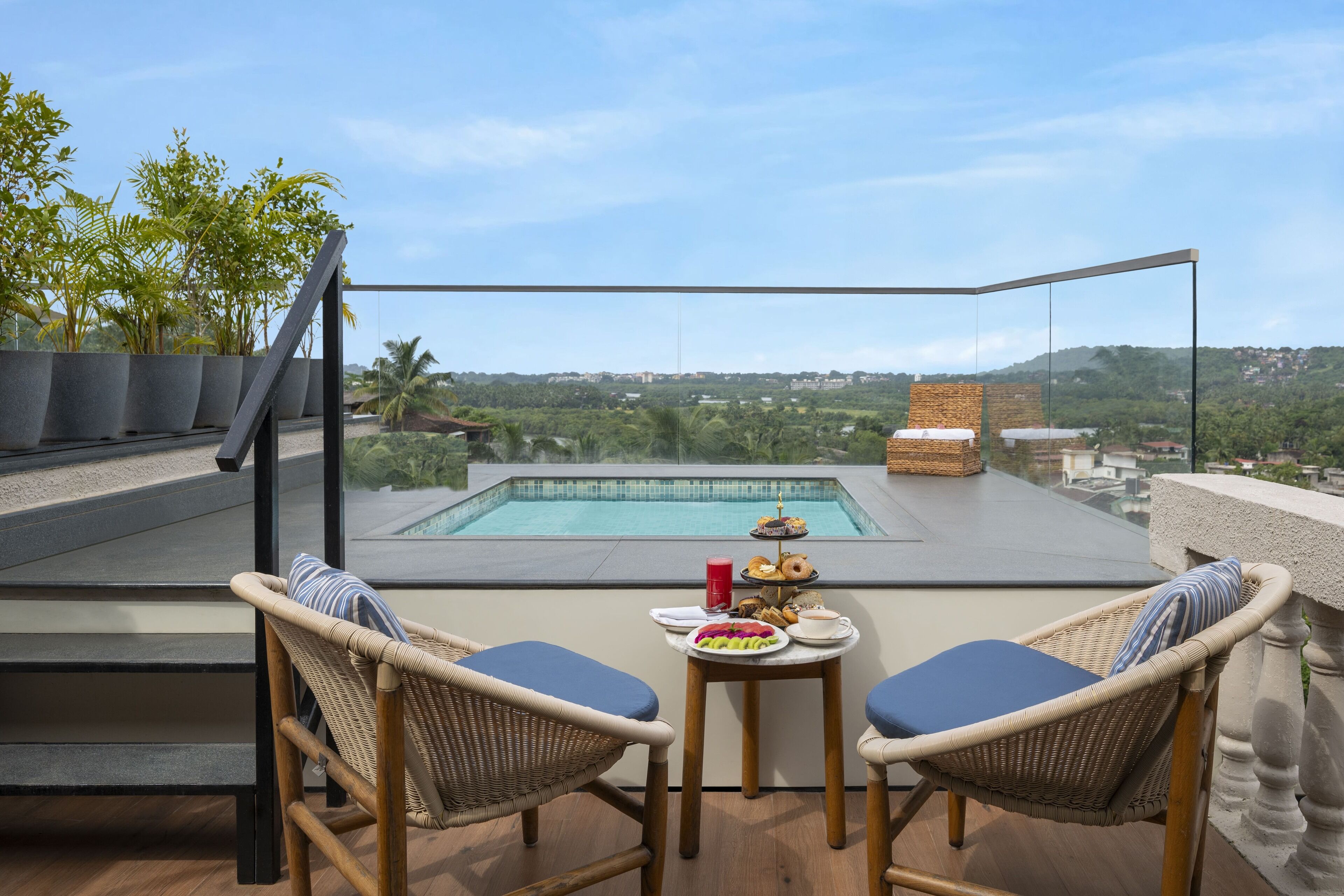 Quarto Club, 1 cama king-size, piscina privativa | Piscina privativa