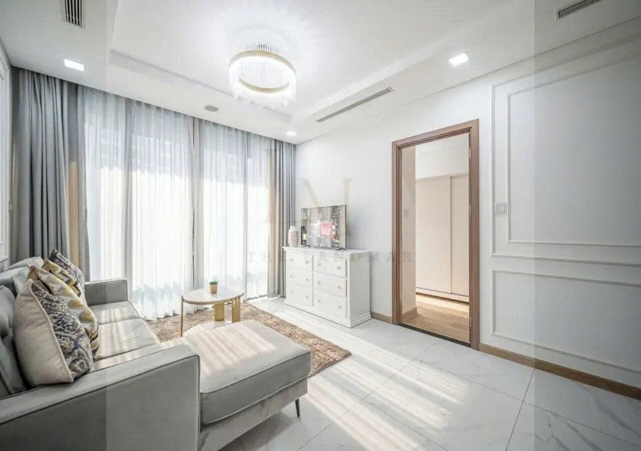Apartamento panorâmico, 1 quarto, sacada, vista para a cidade | Roupas de cama premium