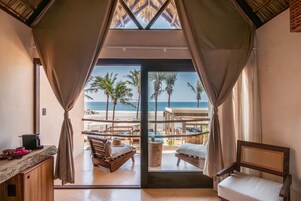 Suíte estúdio, sacada, vista para o oceano | Vista para praia/oceano