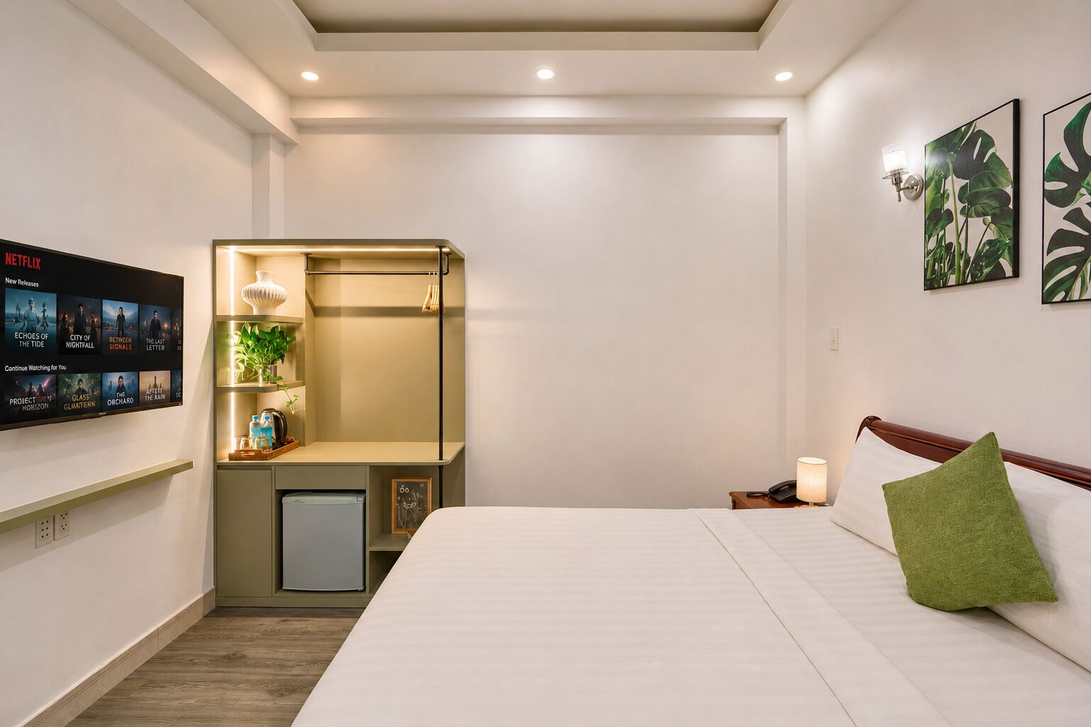 Quarto Standard | Secretária, Wi-fi grátis, roupa de cama fornecida 