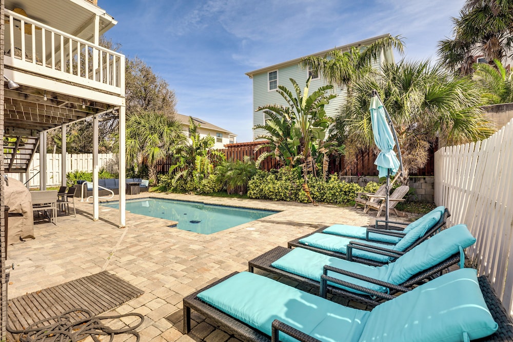 Walk To Beach & Relax By Pool: St Augustine Home - St. Augustine Beach, FL