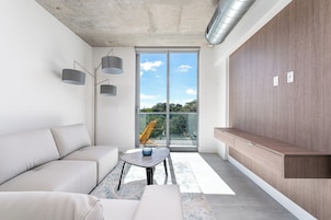 Apartamento luxo, vista para a cidade | Roupas de cama de algodão egípcio, roupas de cama premium