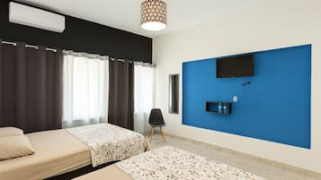 Quarto Quádruplo Superior | Wi-fi grátis, roupa de cama fornecida