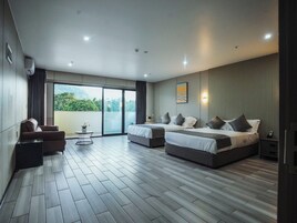 2 quartos, minibar, Wi-fi grátis, roupa de cama fornecida 