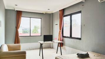 Quarto Duplo Executivo | Wi-fi grátis, roupa de cama fornecida
