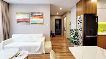 Apartamento Deluxe | Sala de estar