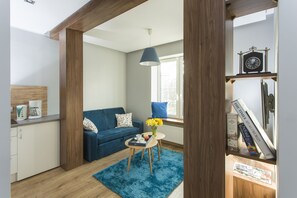 Apartamento Comfort em Condomínio Fechado | 1 quarto, quartos insonorizados, ferro/tábua de engomar, Wi-fi grátis