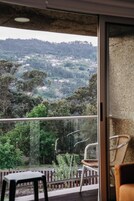 Bungalow Standard, 1 cama de casal e sofá-cama, varanda, vista para o rio | Terraço/pátio interior