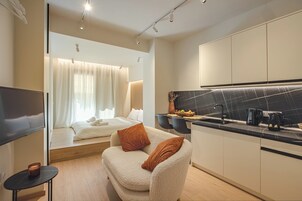 Estúdio Deluxe | Quartos insonorizados, Wi-fi grátis 