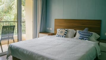 Suite Deluxe, varanda, vista para a montanha | 1 quarto, roupa de alta qualidade, camas de colchão pillowtop