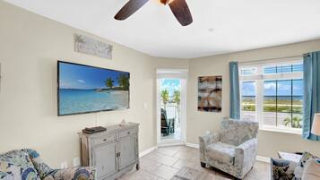 Apartamento em Condomínio Fechado, várias camas (Grand Caribbean 209) | Sala de estar