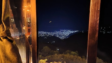 Vista para a cidade desde o alojamento