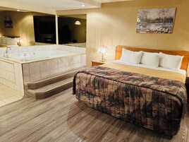 Suite, 1 cama king-size | Wi-fi grátis, roupa de cama fornecida 