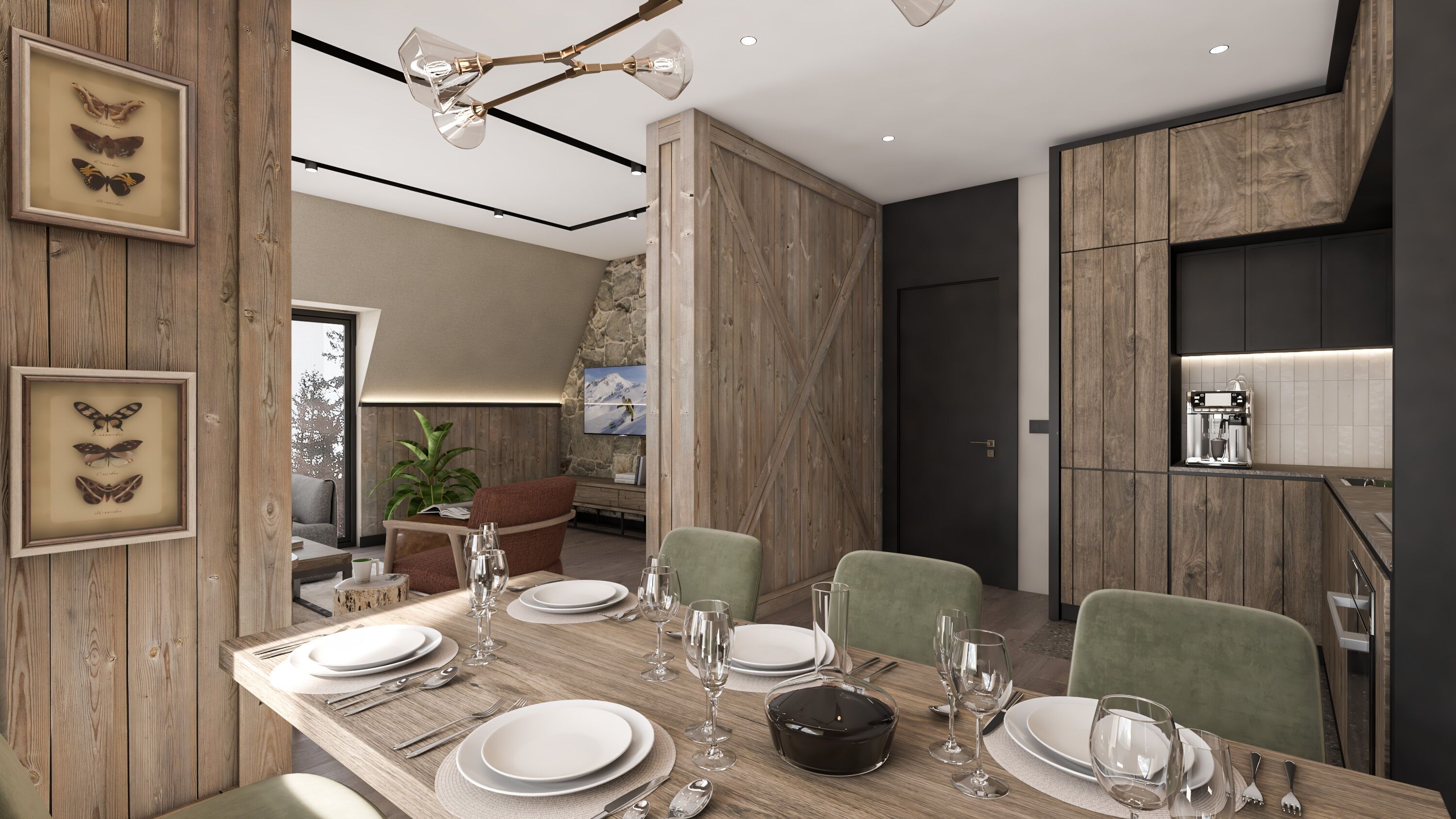 Three Bedroom Duplex | Sala de jantar