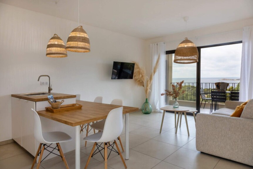 T2 Cargese Magnifique Vue Mer - Plage d'arone - Piana