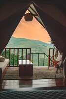 Chalé Comfort, 2 quartos, não fumadores, vista para a montanha | Lençóis de algodão egípcio, roupa de alta qualidade 