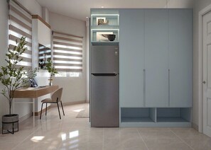 Apartamento superior, vista para a cidade | 1 quarto, espaço de trabalho para notebook, Wi-Fi de cortesia