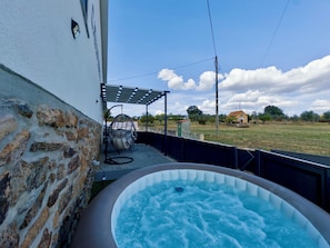 Casa de Campo Comfort, vista para a montanha | Terraço/pátio interior