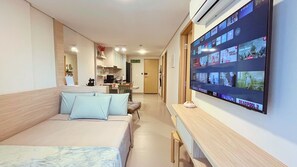 Apartamento Comfort | 2 quartos, secretária adequada para computadores portáteis 